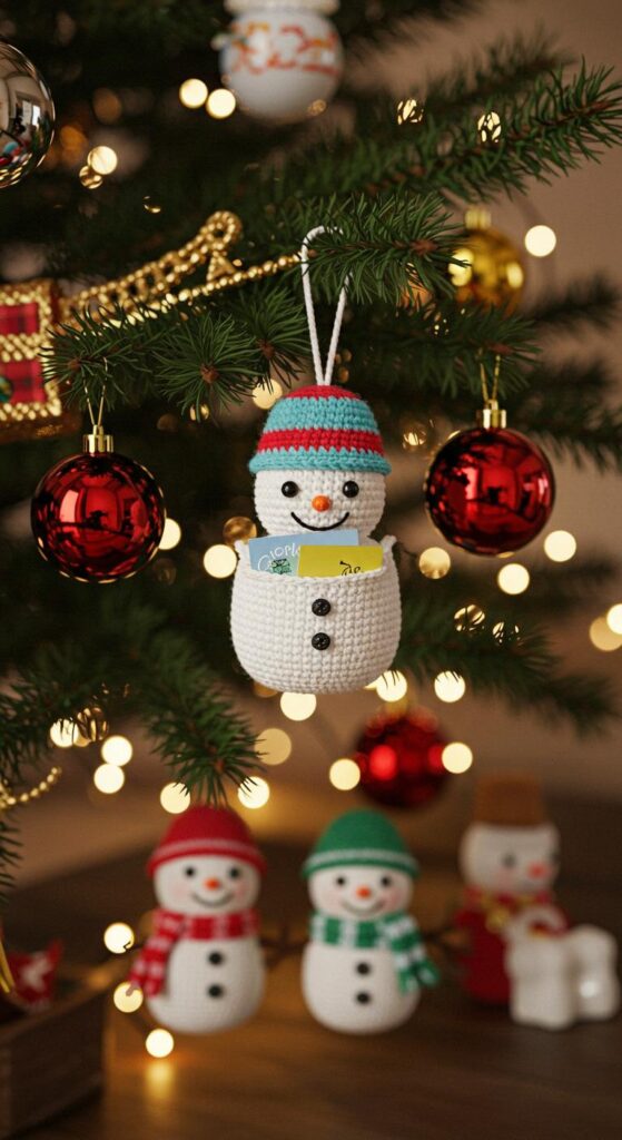 20 Free Christmas Crochet Ornament and Gift Patterns