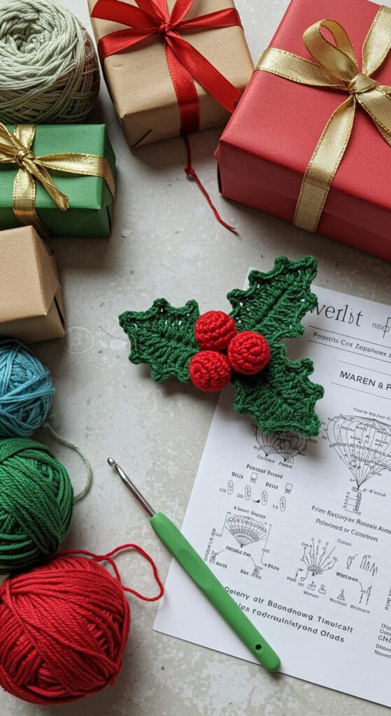 20 Free Christmas Crochet Ornament and Gift Patterns